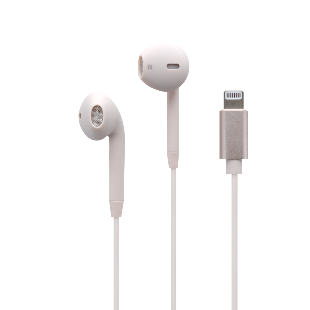 Classic Fit Earbuds with Lightning Connector Matte Pink